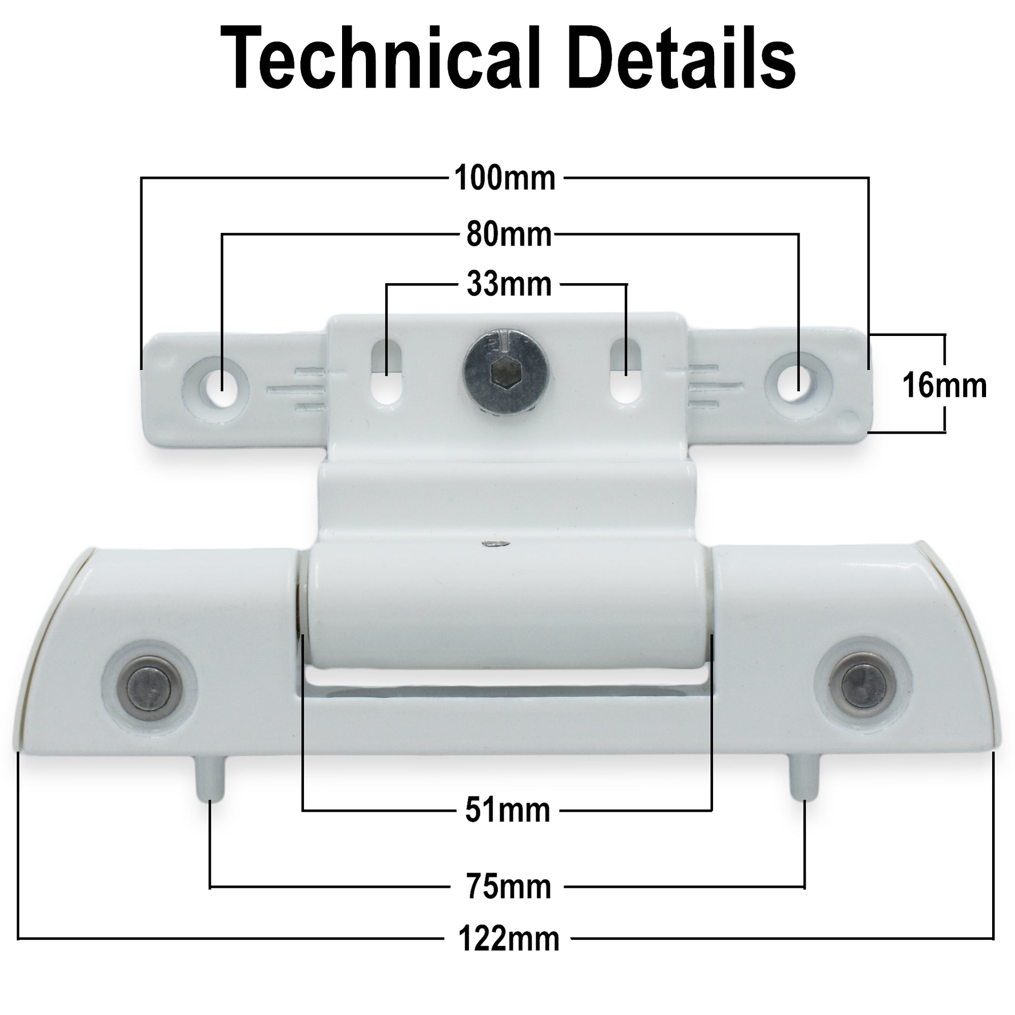 Rebate Hinges — UPVCSTORE