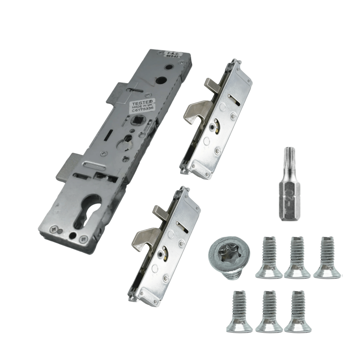 Genuine Lockmaster Single Spindle 35mm Backset uPVC Door Lock GearBox ...