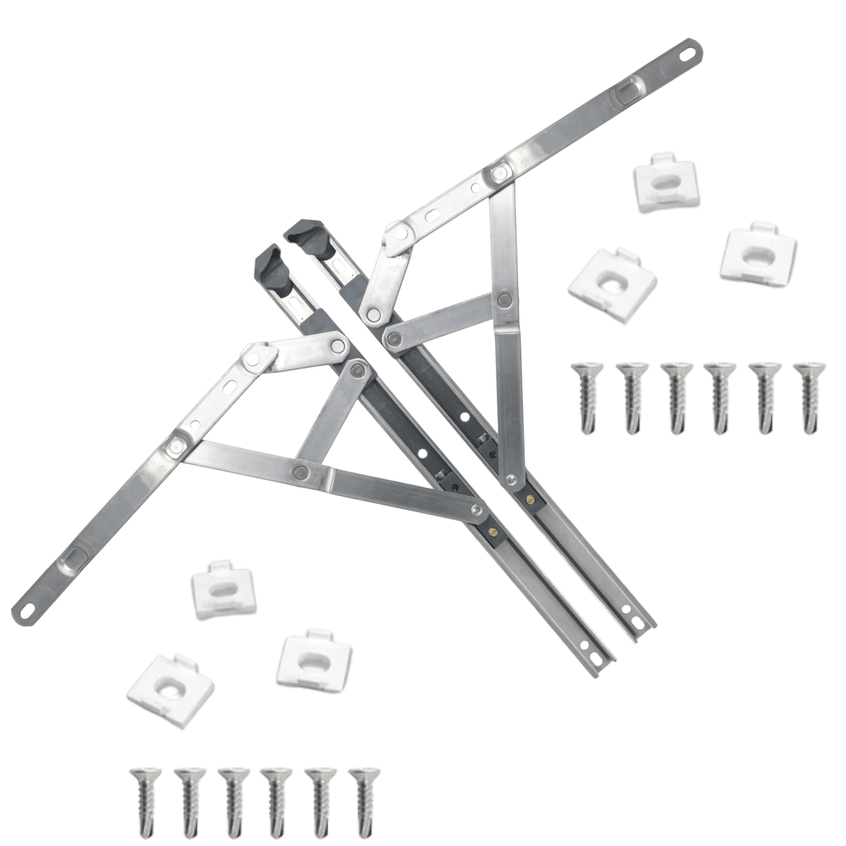 Egress Friction Stay Window Hinges 12" & 16" – Universal uPVC Hinges ...