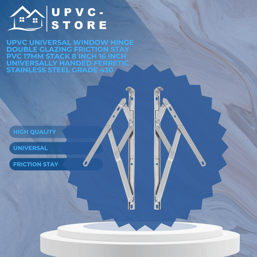 Upvc Window Handle White UPVC/Timber Standard Window Friction Stay ...