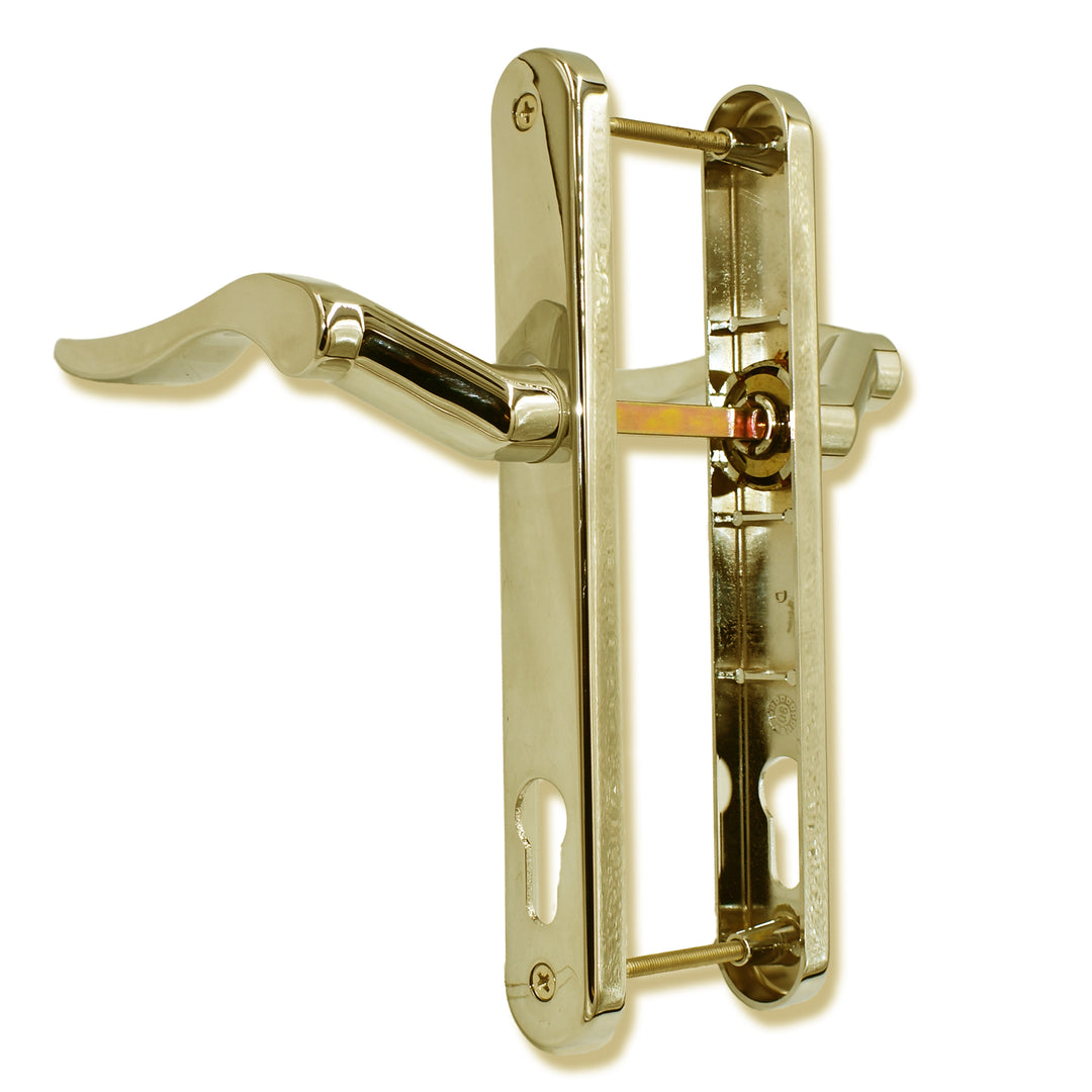 Avocet Upvc Door Handle 204mm Screw Fix 205mm Pioneer Platinum – UPVCSTORE