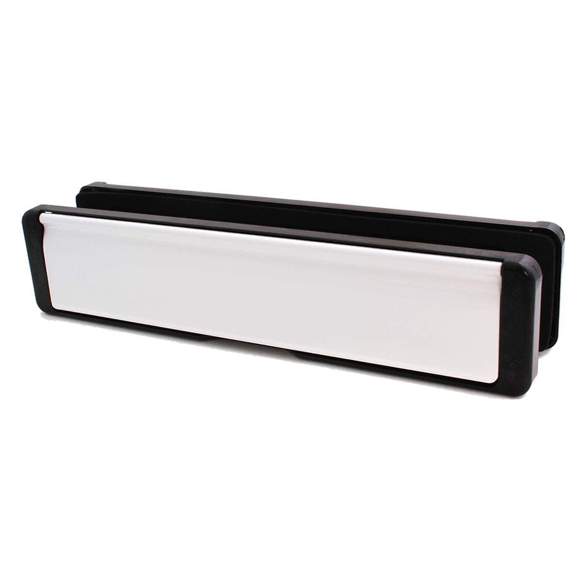 Fab Fix Nu Mail Edge 12" Inch Sprung Letter Box Plate UPVC Wooden Door ...