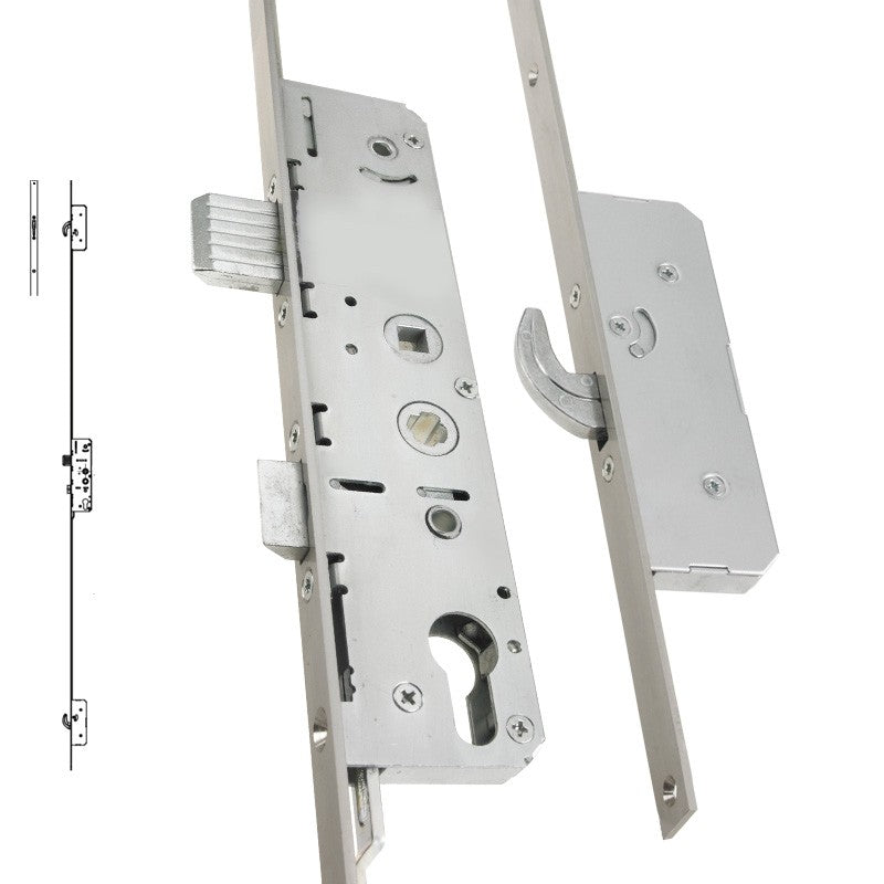 Avantis uPVC Door Lock Mechanism 750 Series 2 Hook No Roller — UPVCSTORE