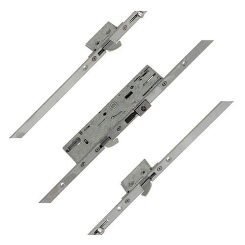 Yale YS170 Latch and 3 Hooks, Square 45mm Backset 20mm x 1836mm facepl ...