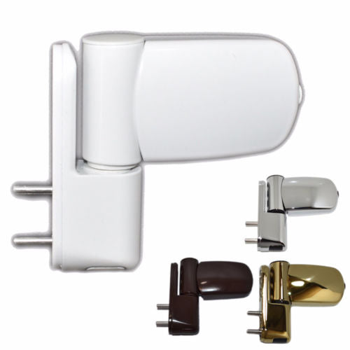 Pvc Door Hinges White Adjustable 0° Door Butt Hinge 2D 115mm