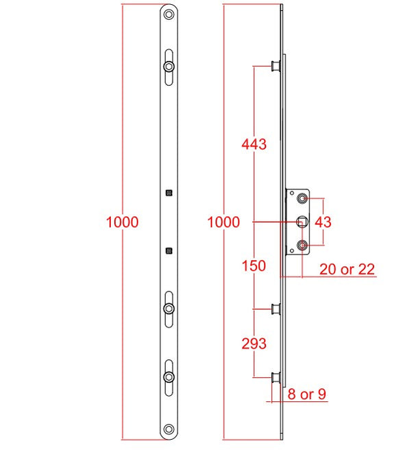 Espag Rods — UPVCSTORE